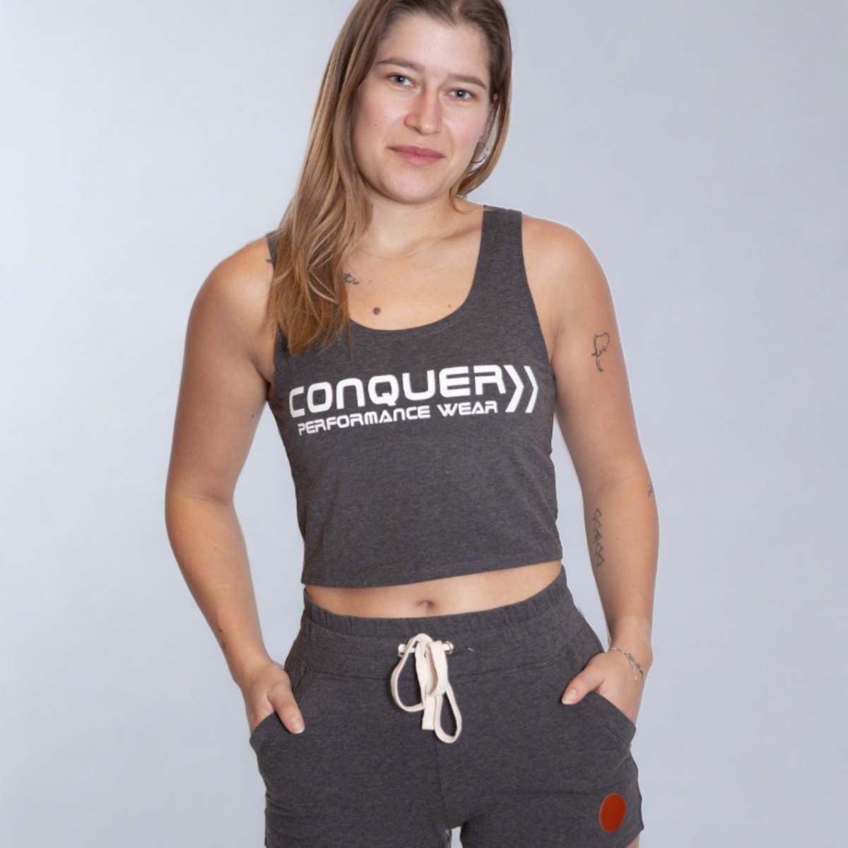 CPW Jogger Short - Graphite – Conquer Performance Wear